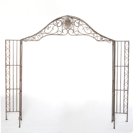 Antique Metal Garden Trellis - Swift + Company