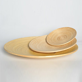 Round Bamboo Trays - Swift + Company