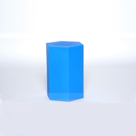 Blue Poly Hex Table - Swift + Company